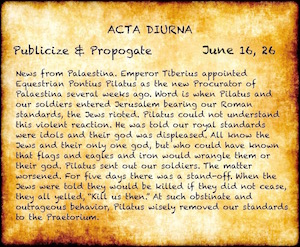 Ancient Rome Newspaper